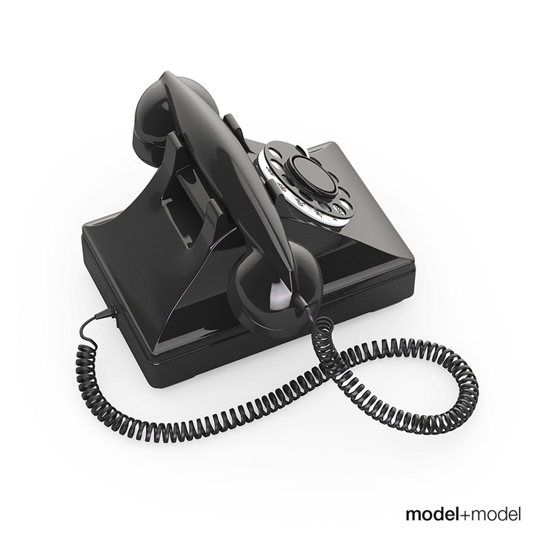 3ds Max Western Electric 302 Phone