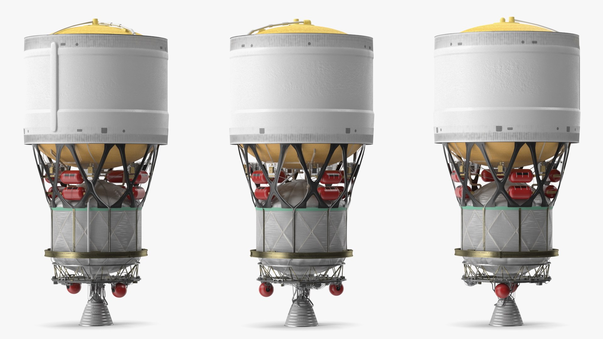 Interim Cryogenic Propulsion Stage 3D Model - TurboSquid 2050964