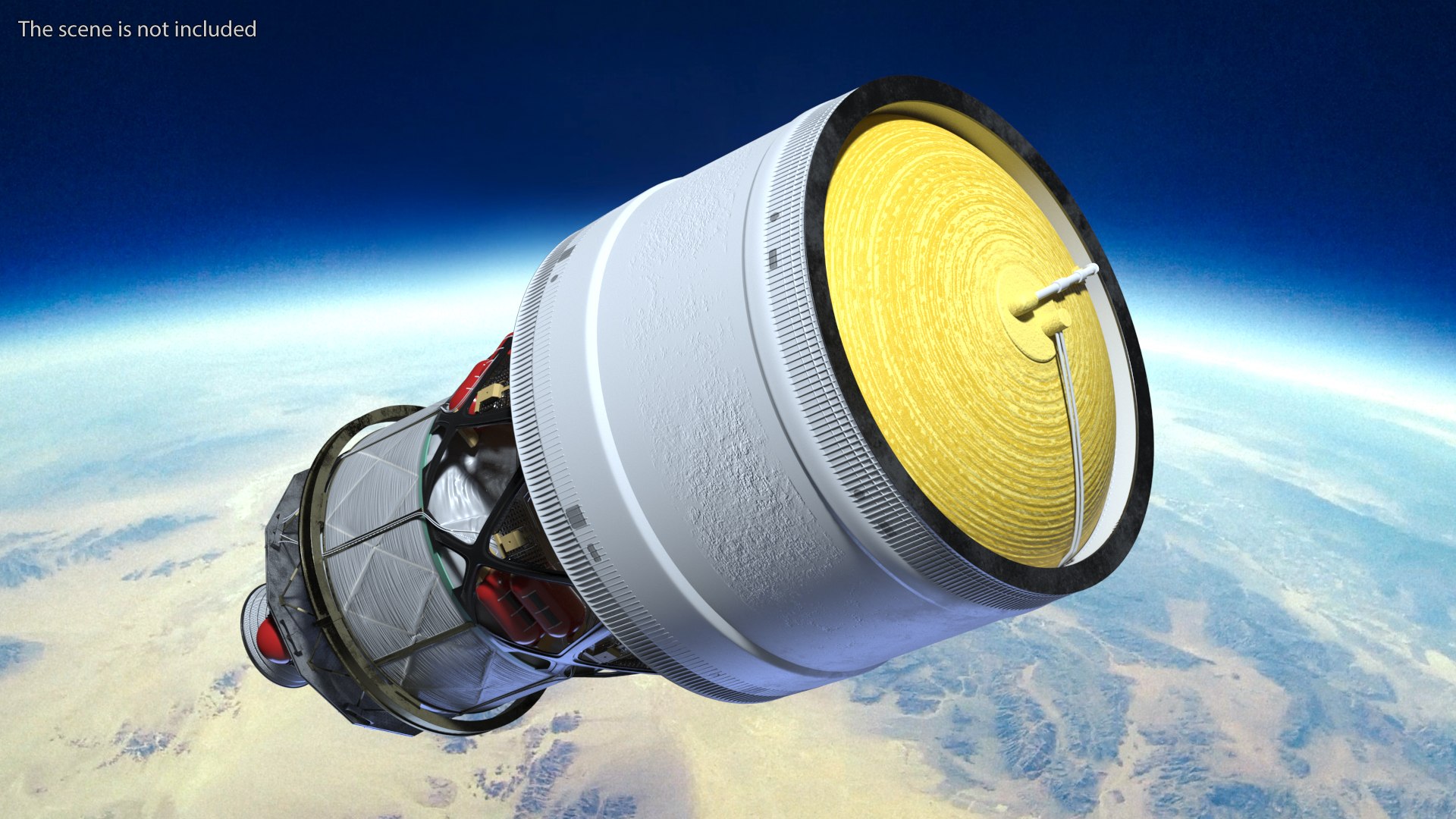 Interim Cryogenic Propulsion Stage 3D Model - TurboSquid 2050964