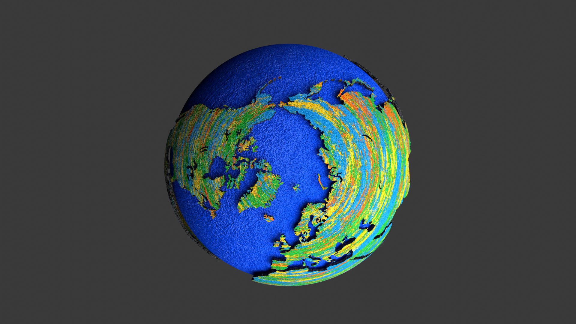 Stylized Earth Model - TurboSquid 1753395