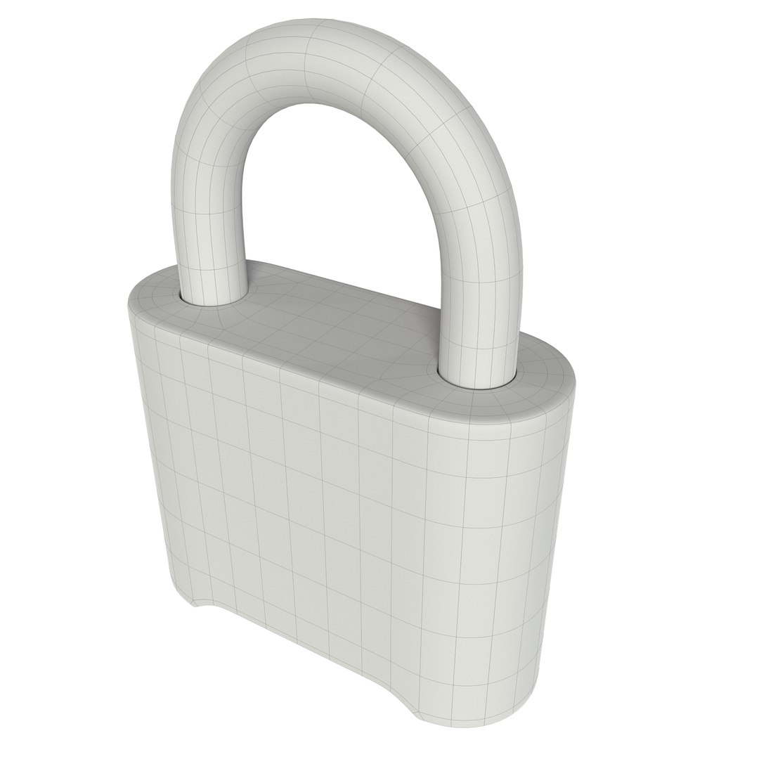 3D Padlock Model - TurboSquid 2049438