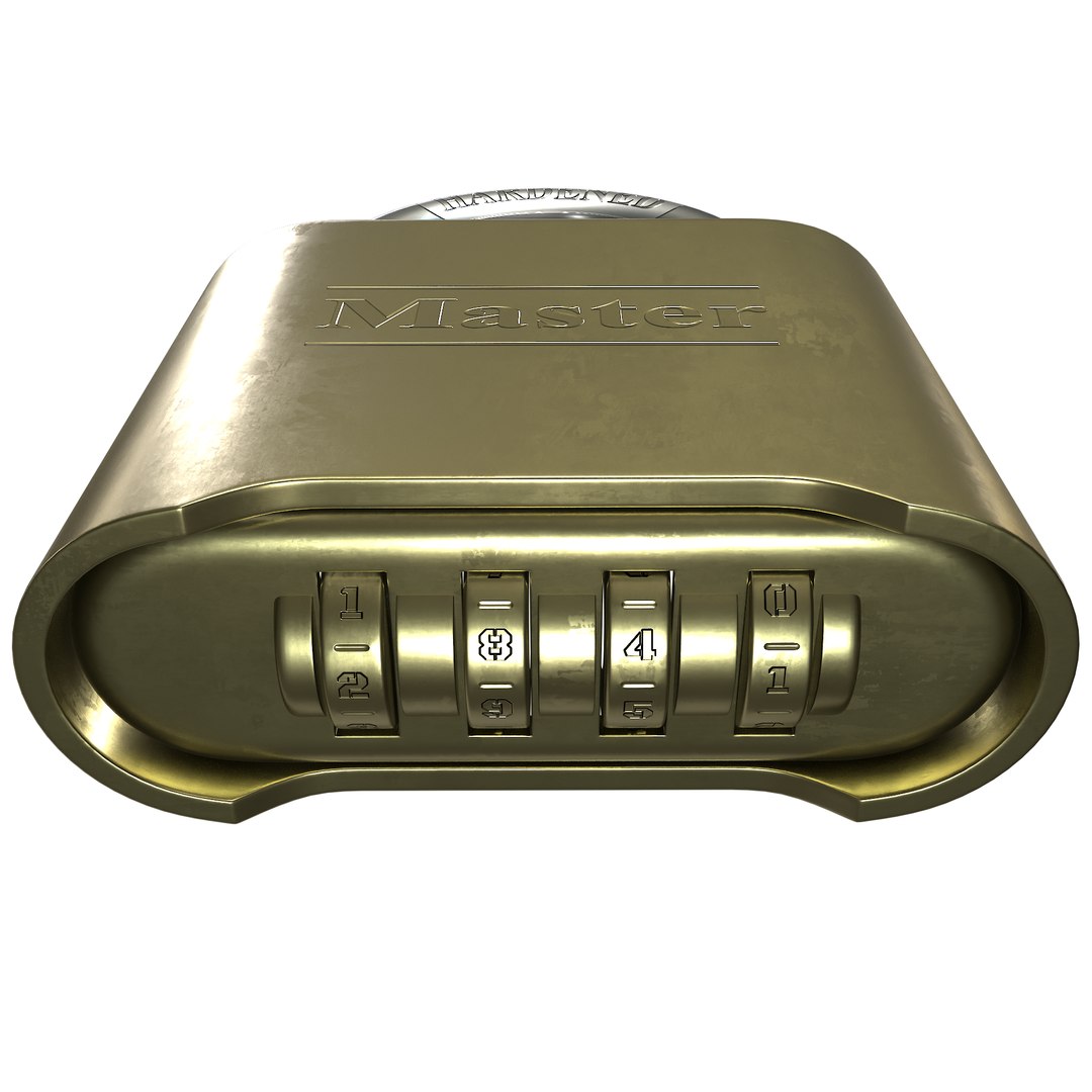 3D Padlock Model - TurboSquid 2049438
