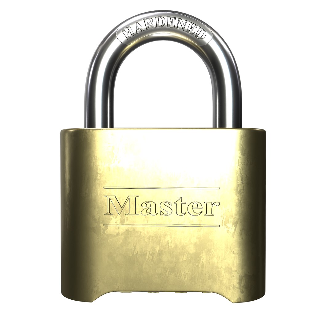 3D Padlock Model - TurboSquid 2049438