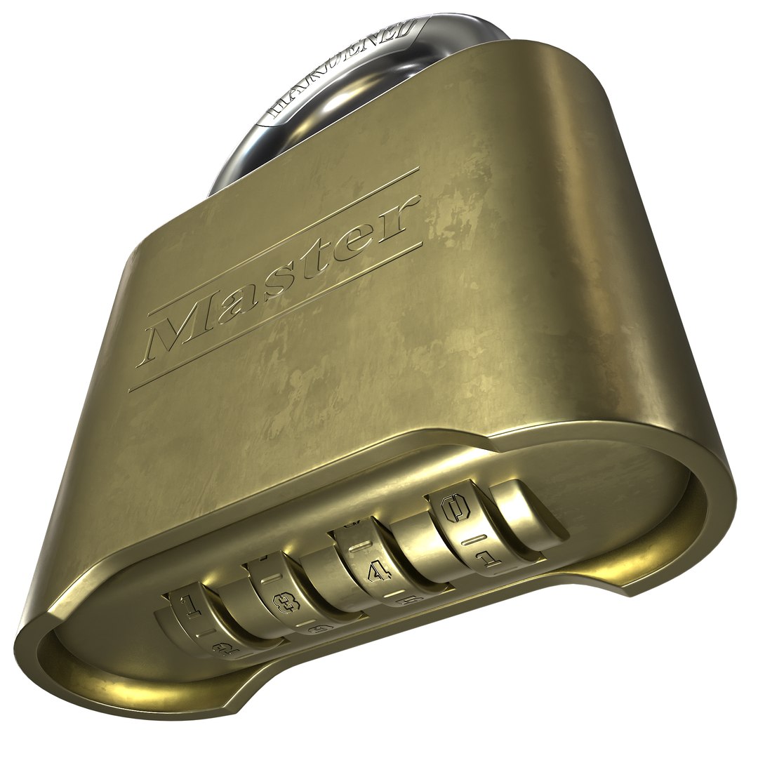 3D Padlock Model - TurboSquid 2049438