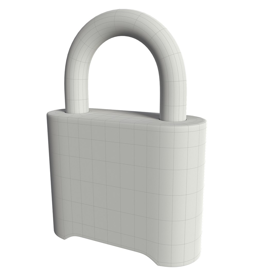 3D Padlock Model - TurboSquid 2049438