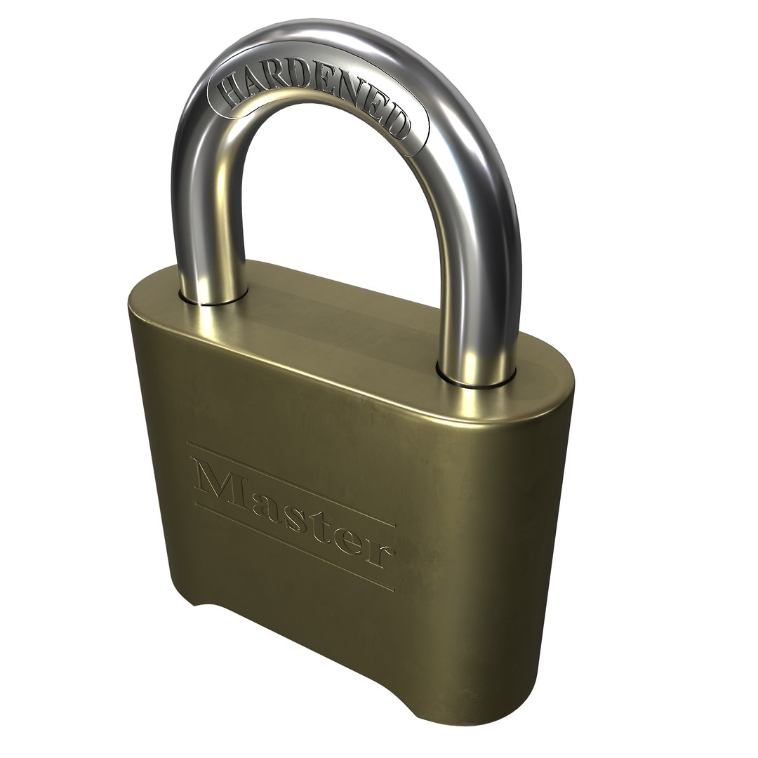 3D Padlock Model - TurboSquid 2049438