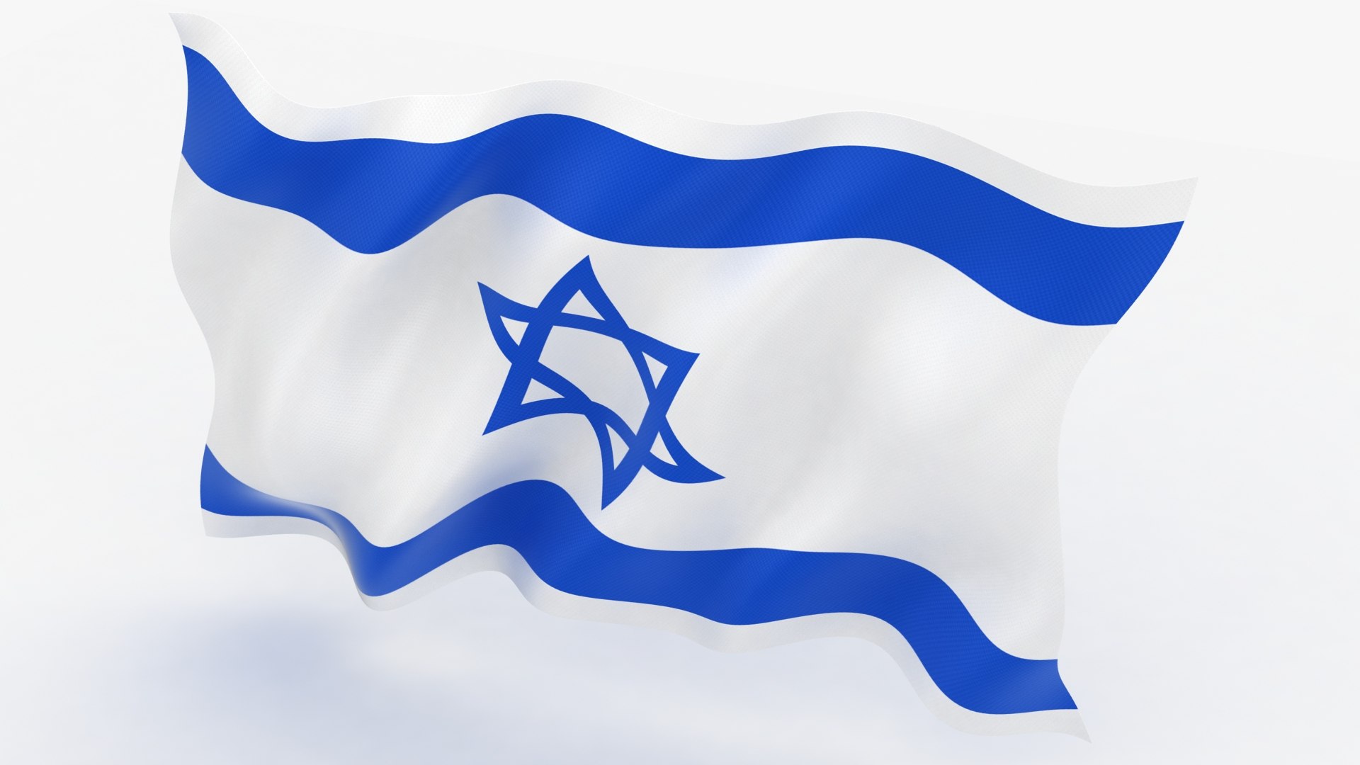 Realistic israel flag 3D - TurboSquid 1613970