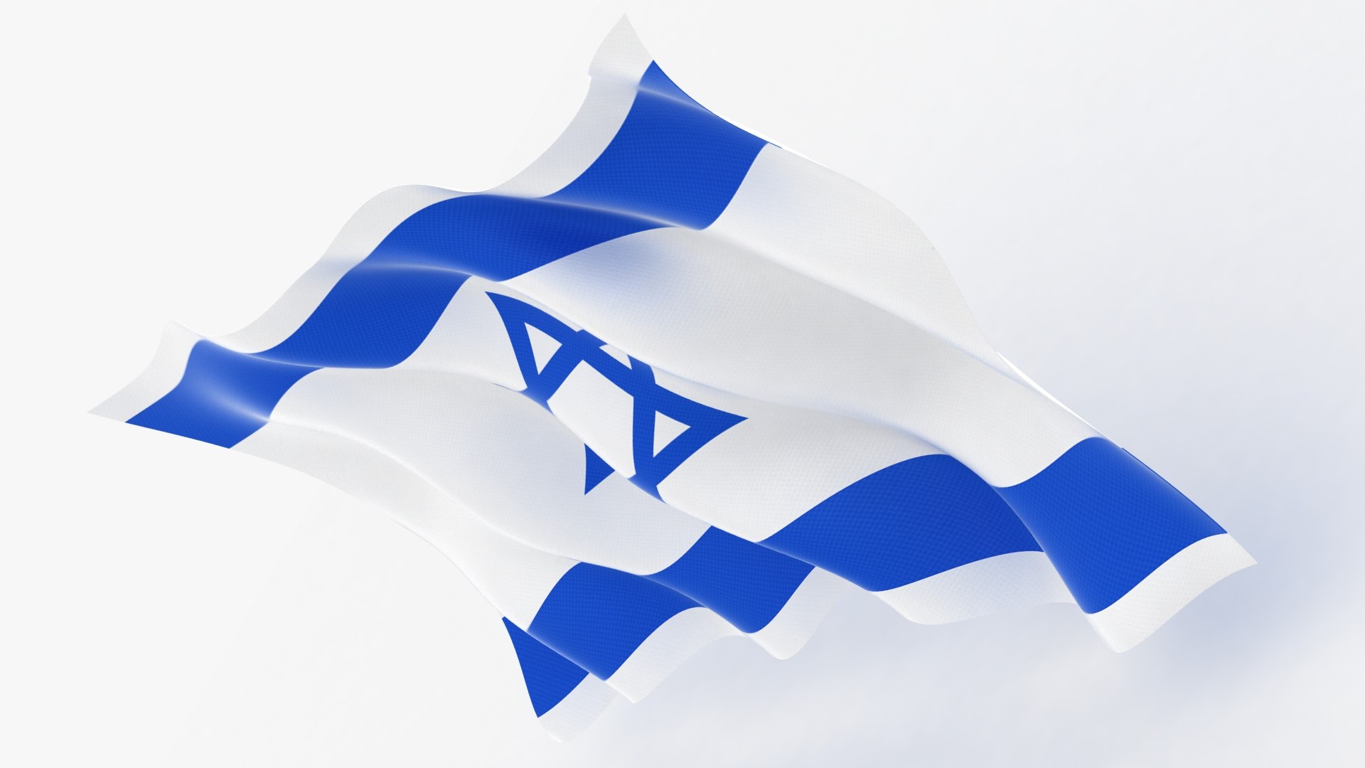 Realistic israel flag 3D - TurboSquid 1613970