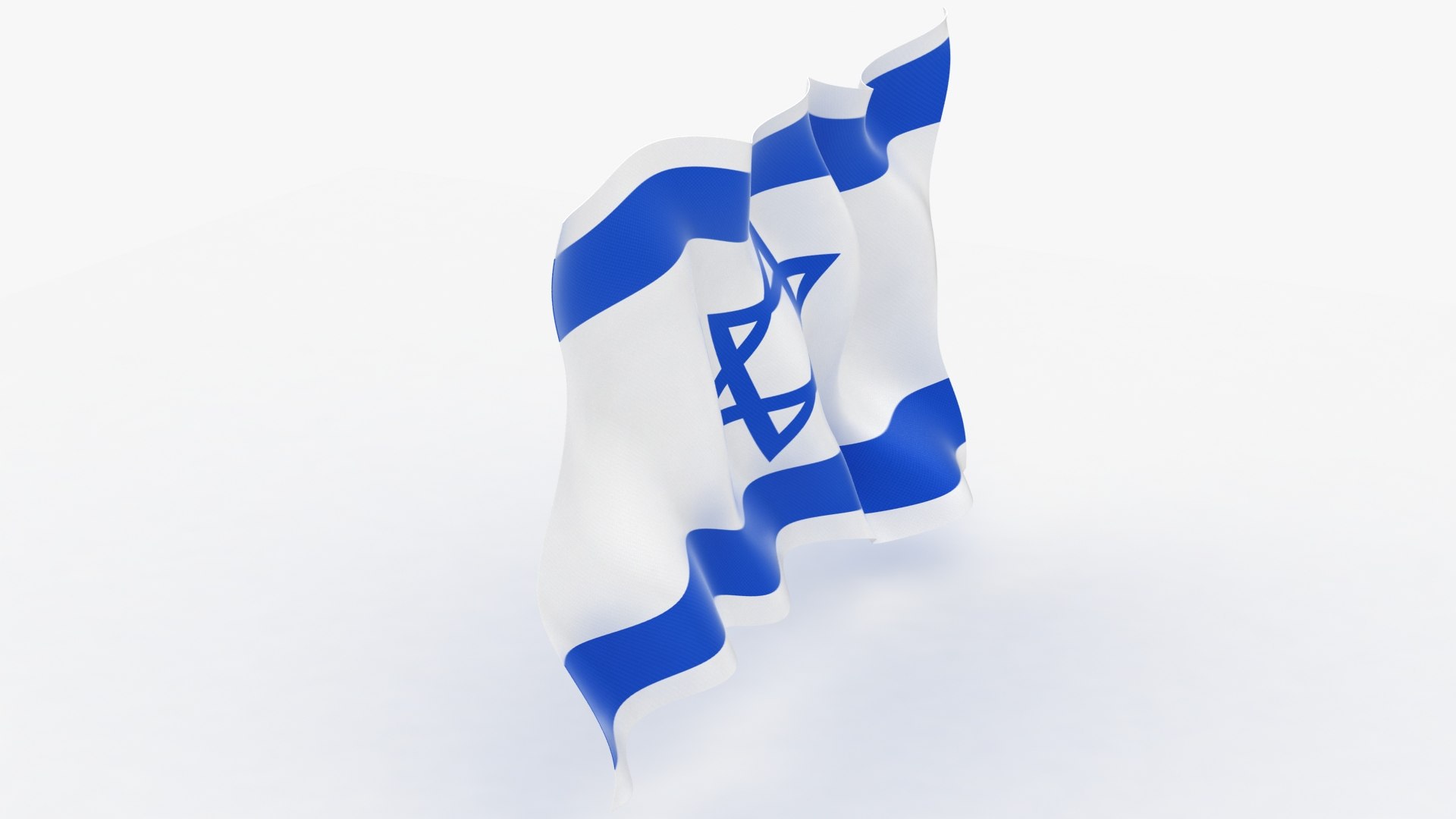 Realistic israel flag 3D - TurboSquid 1613970
