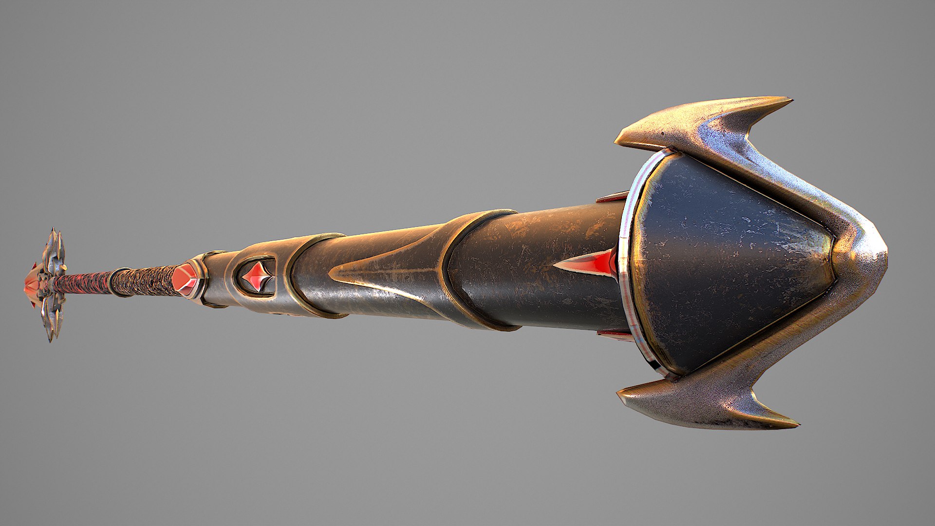 Combat Staff 2 3D Model - TurboSquid 2115139