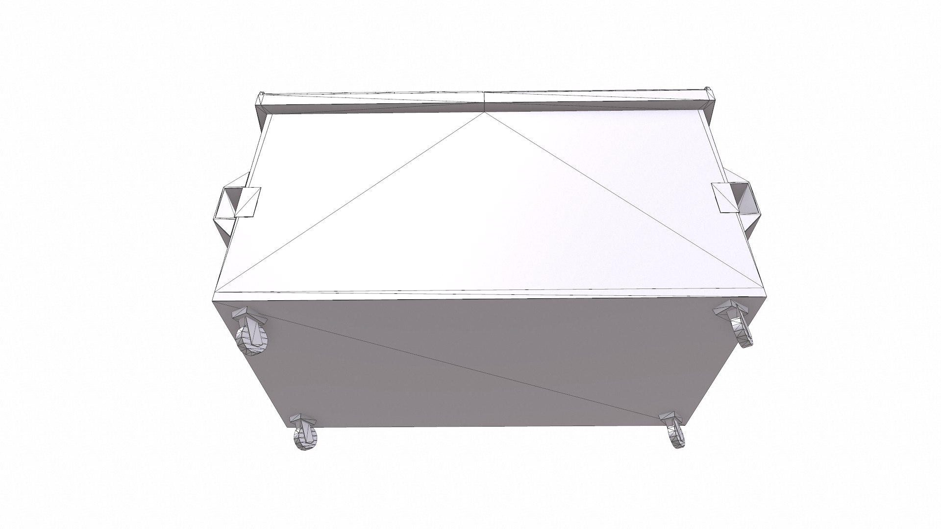 3D Dumpster Low-poly PBR Model - TurboSquid 2242659