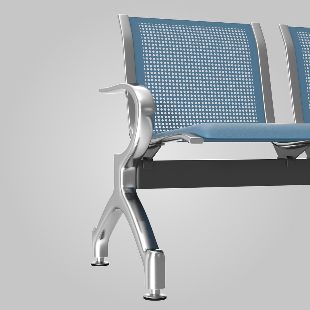 3D Realistic Waiting Bench - TurboSquid 1196464