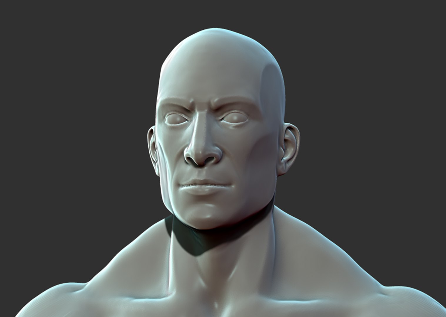 Superhero Anatomy Base Sculpture 3D Model - TurboSquid 1519365