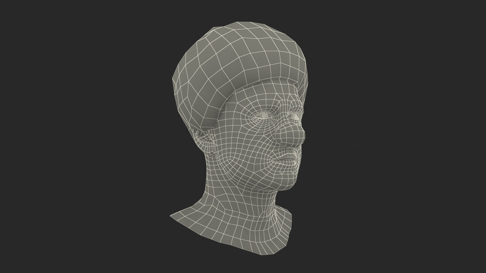 3D Man Clown Head Mens - TurboSquid 1587681