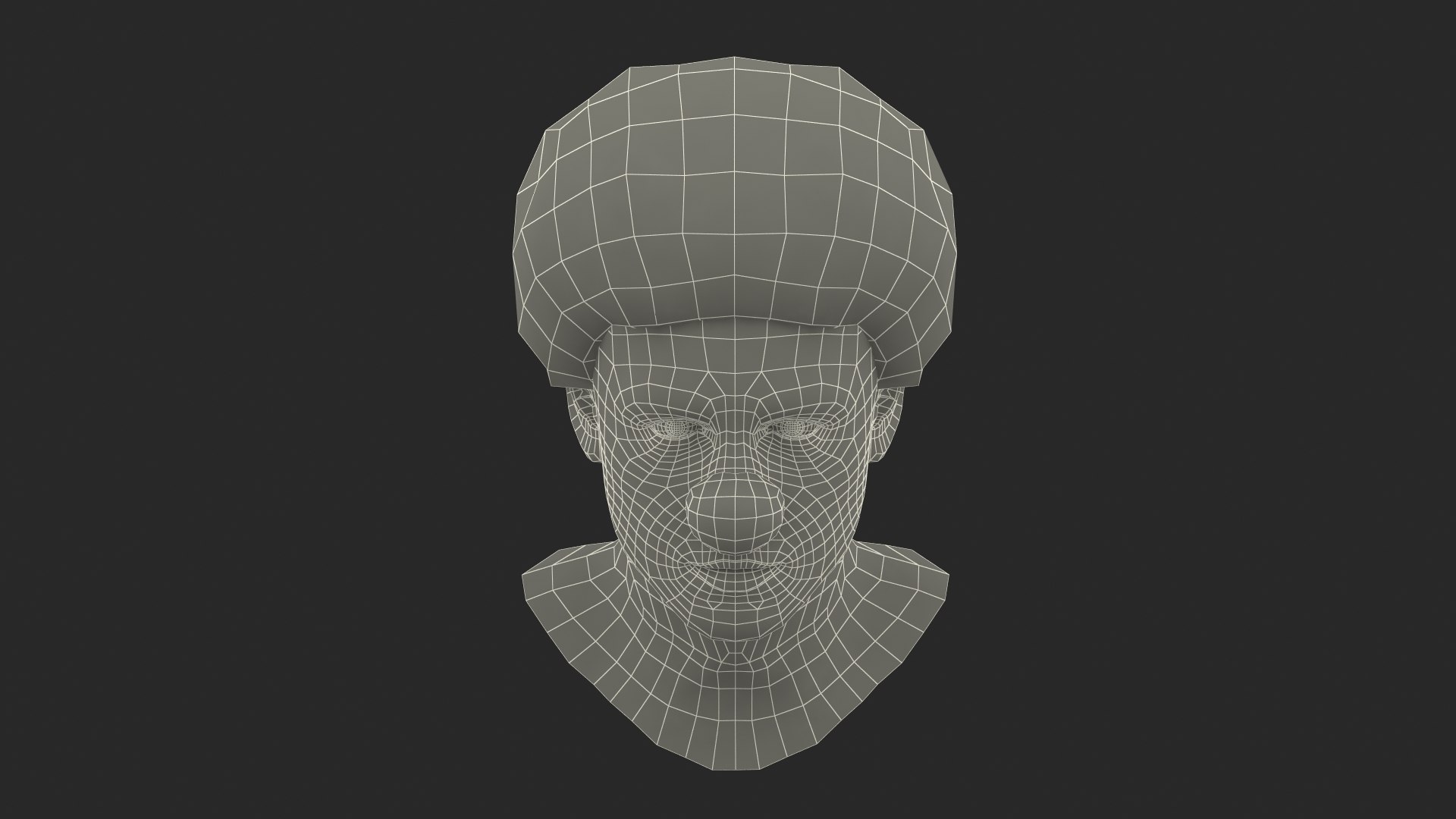 3D Man Clown Head Mens - TurboSquid 1587681