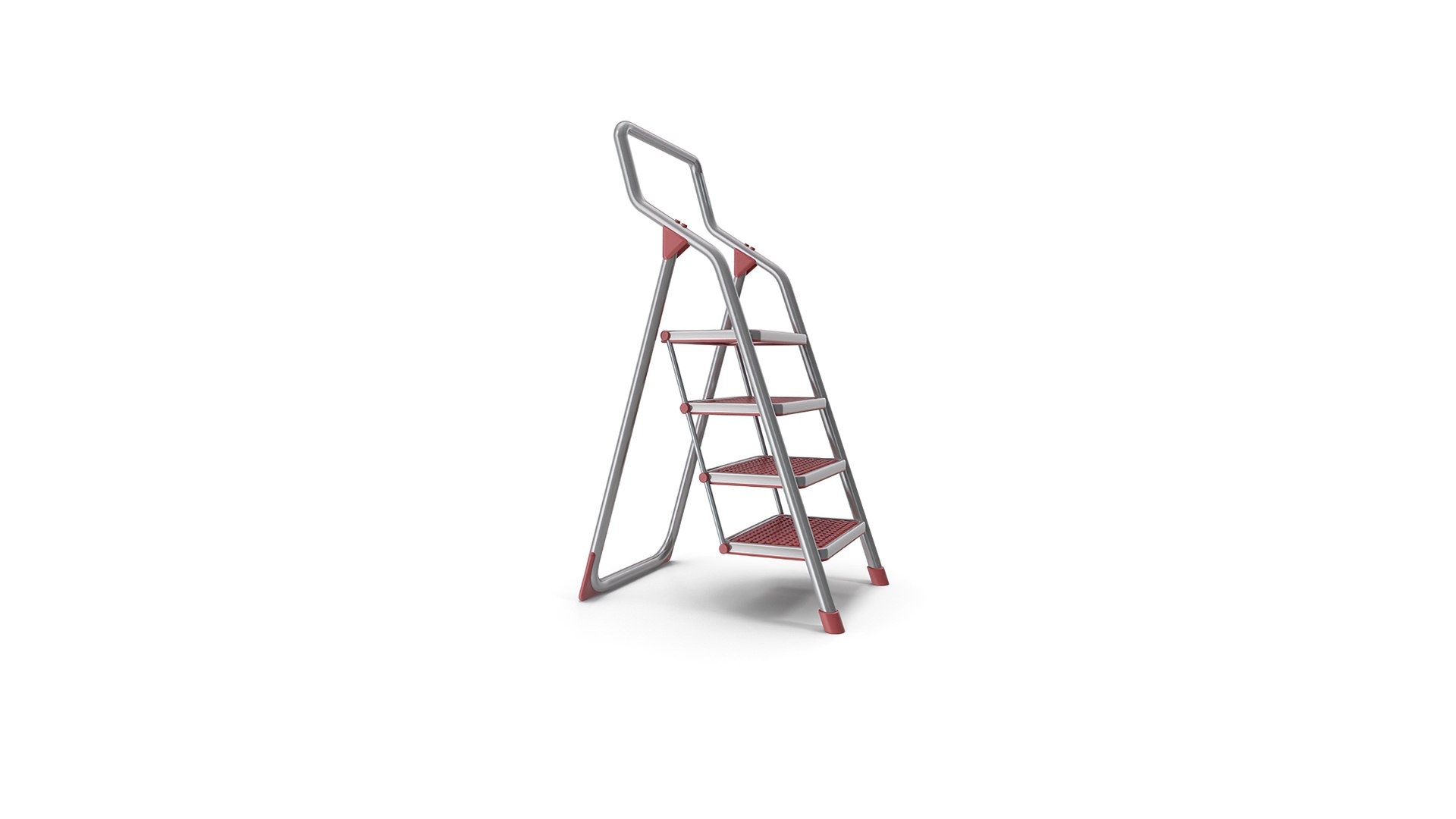 3d 4 Step Aluminum Ladder Turbosquid 2057745