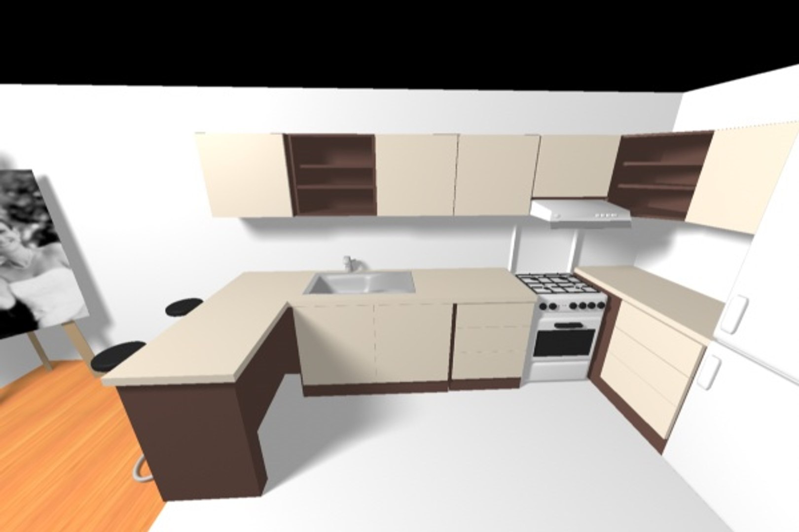 3d Model Flat