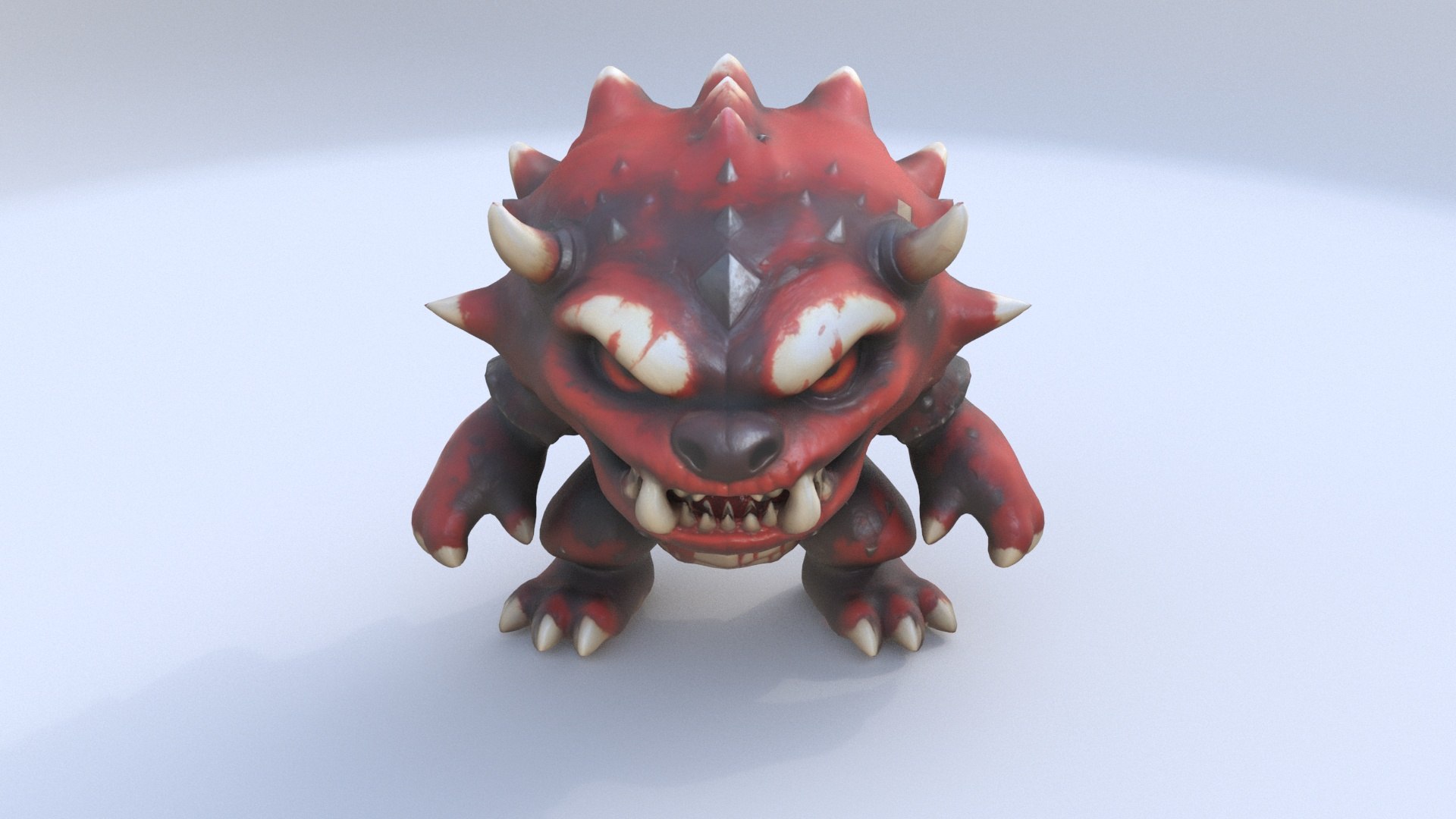 3D Model 22 3D Models Of Monsters Cartoon In Shibi Style - TurboSquid ...