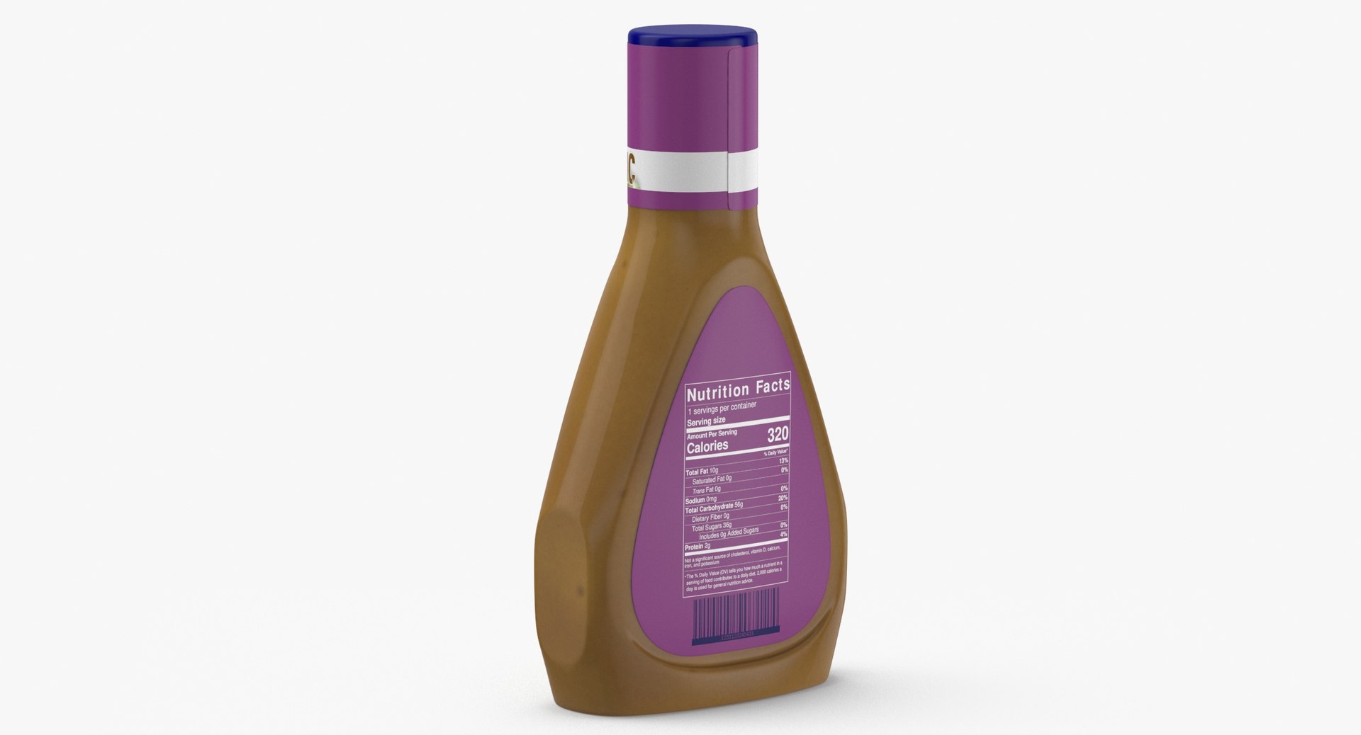 Salad Dressing 01 Blank and Generic Label 3D - TurboSquid 2002610