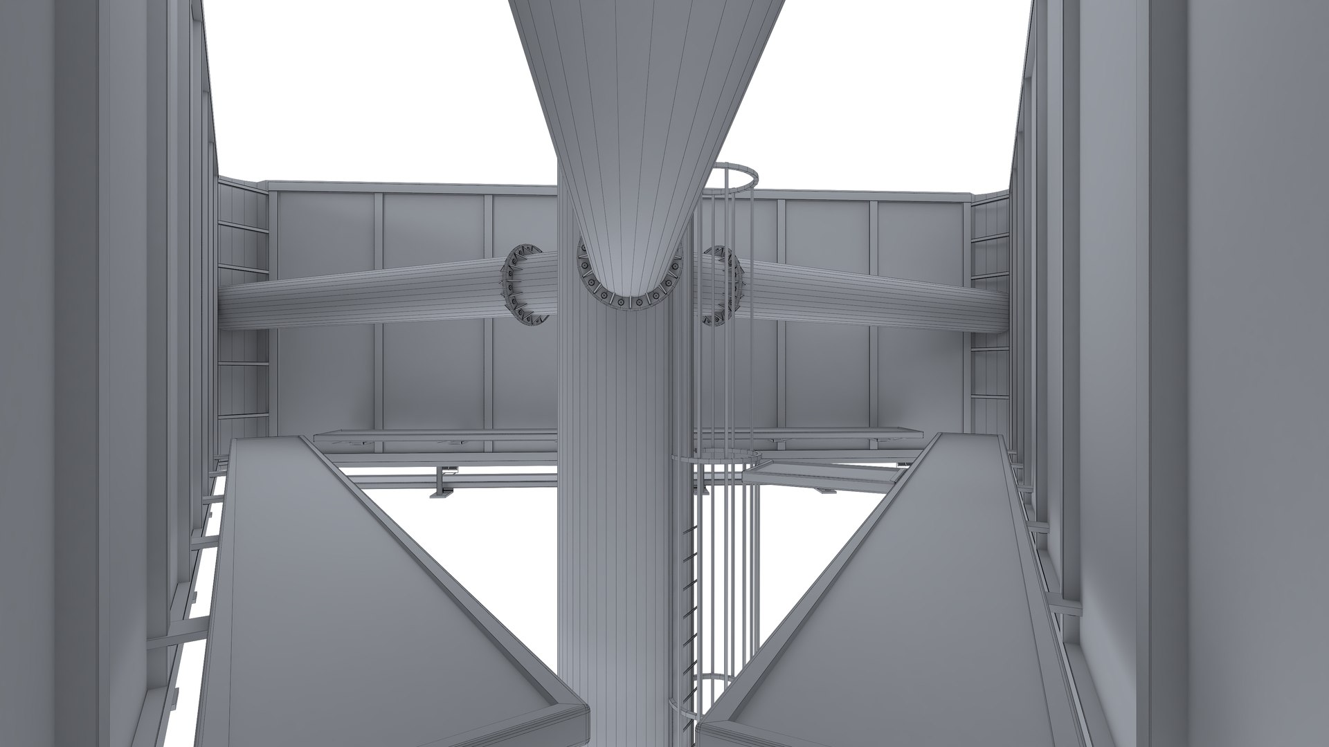 Street Structure Three Side Billboard 3D Model - TurboSquid 2279914