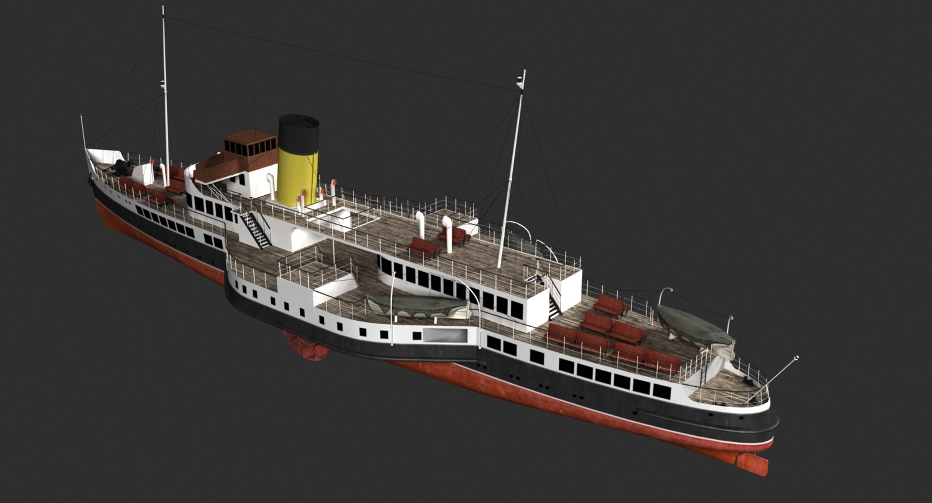 Steam Caledonia Model - TurboSquid 1243201