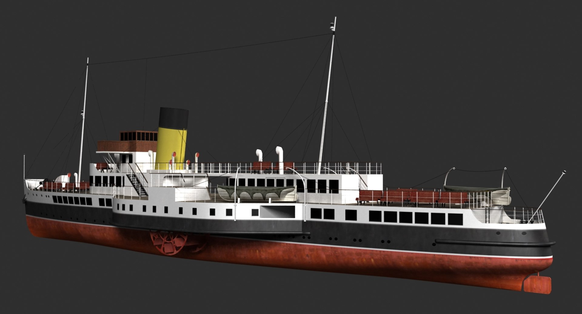 Steam Caledonia Model - TurboSquid 1243201