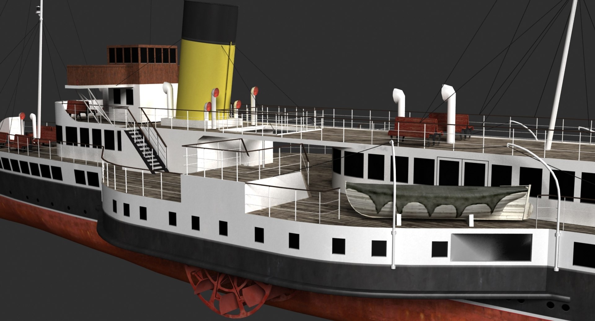 Steam Caledonia Model - TurboSquid 1243201