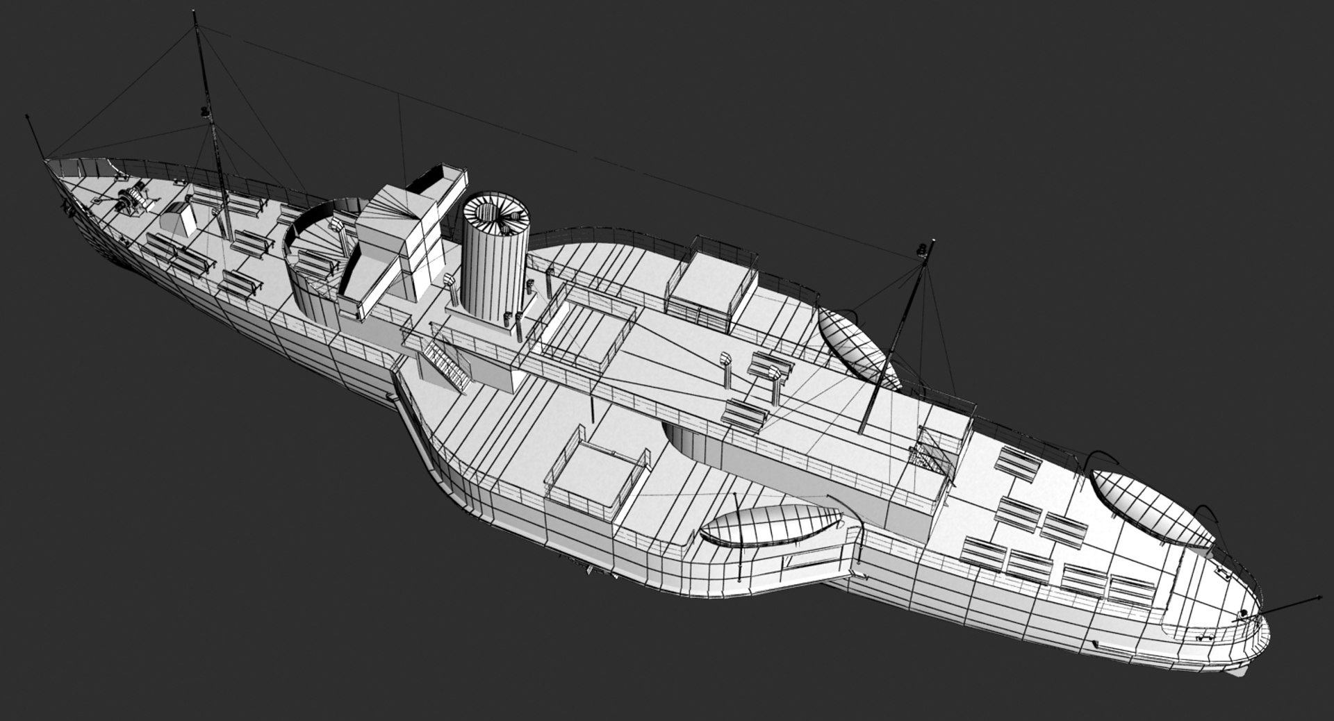 Steam Caledonia Model - TurboSquid 1243201