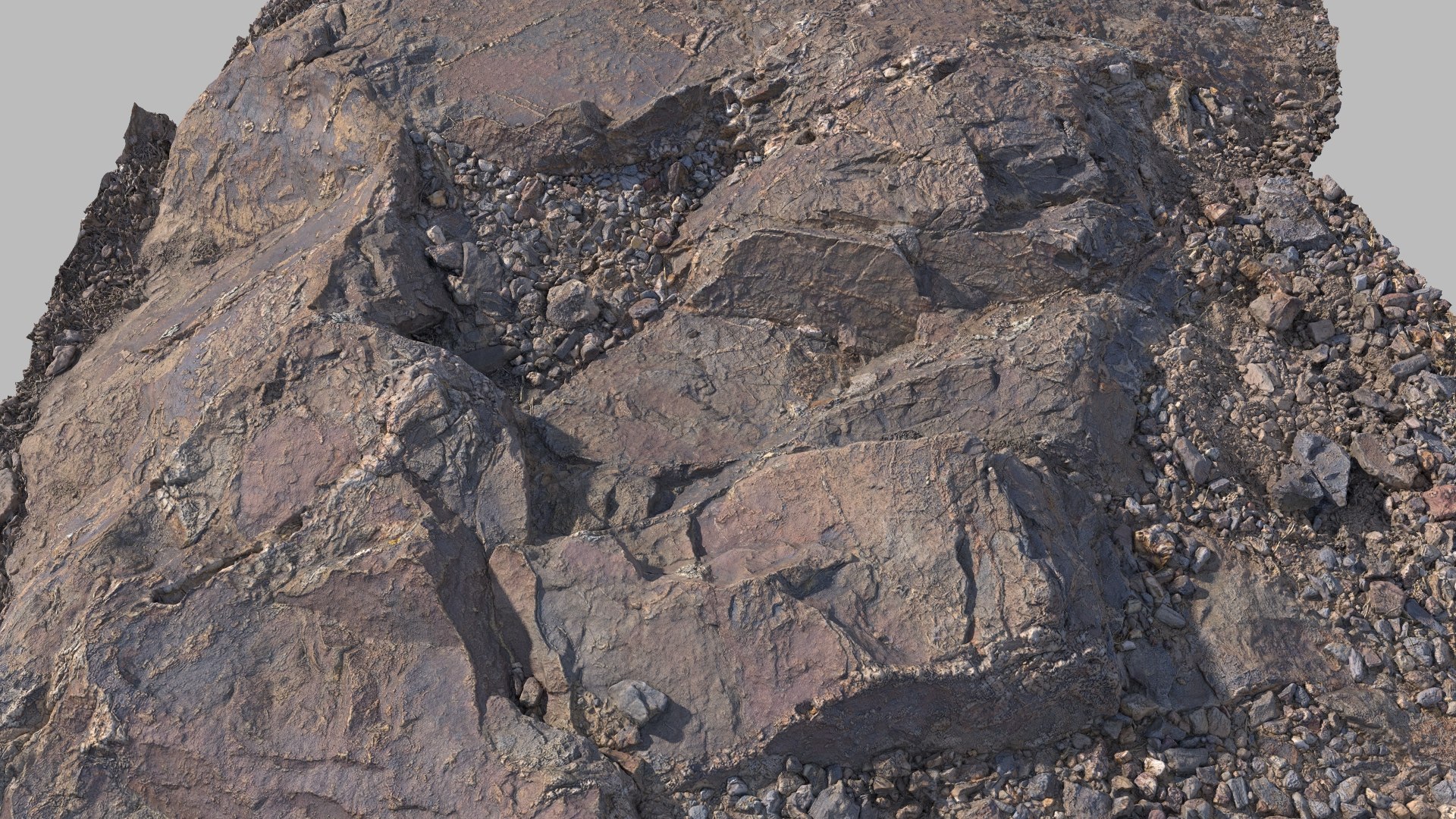 3D Ground Rock 6 Model - TurboSquid 1705585
