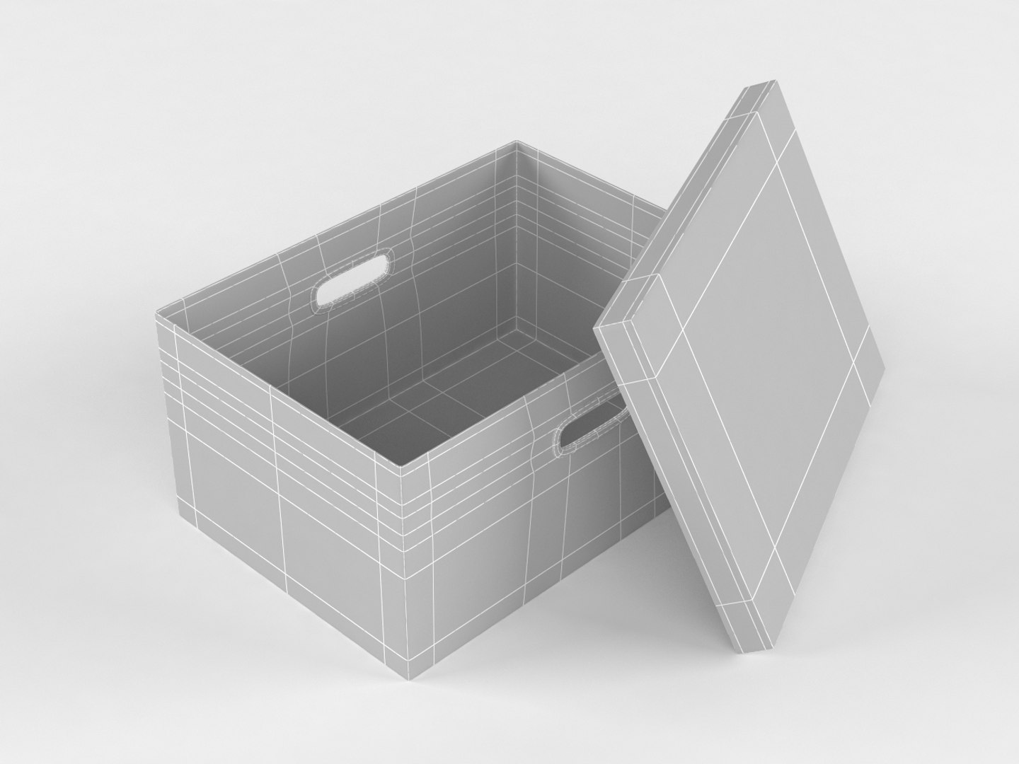 3D Clothes Storage Box - TurboSquid 1415226