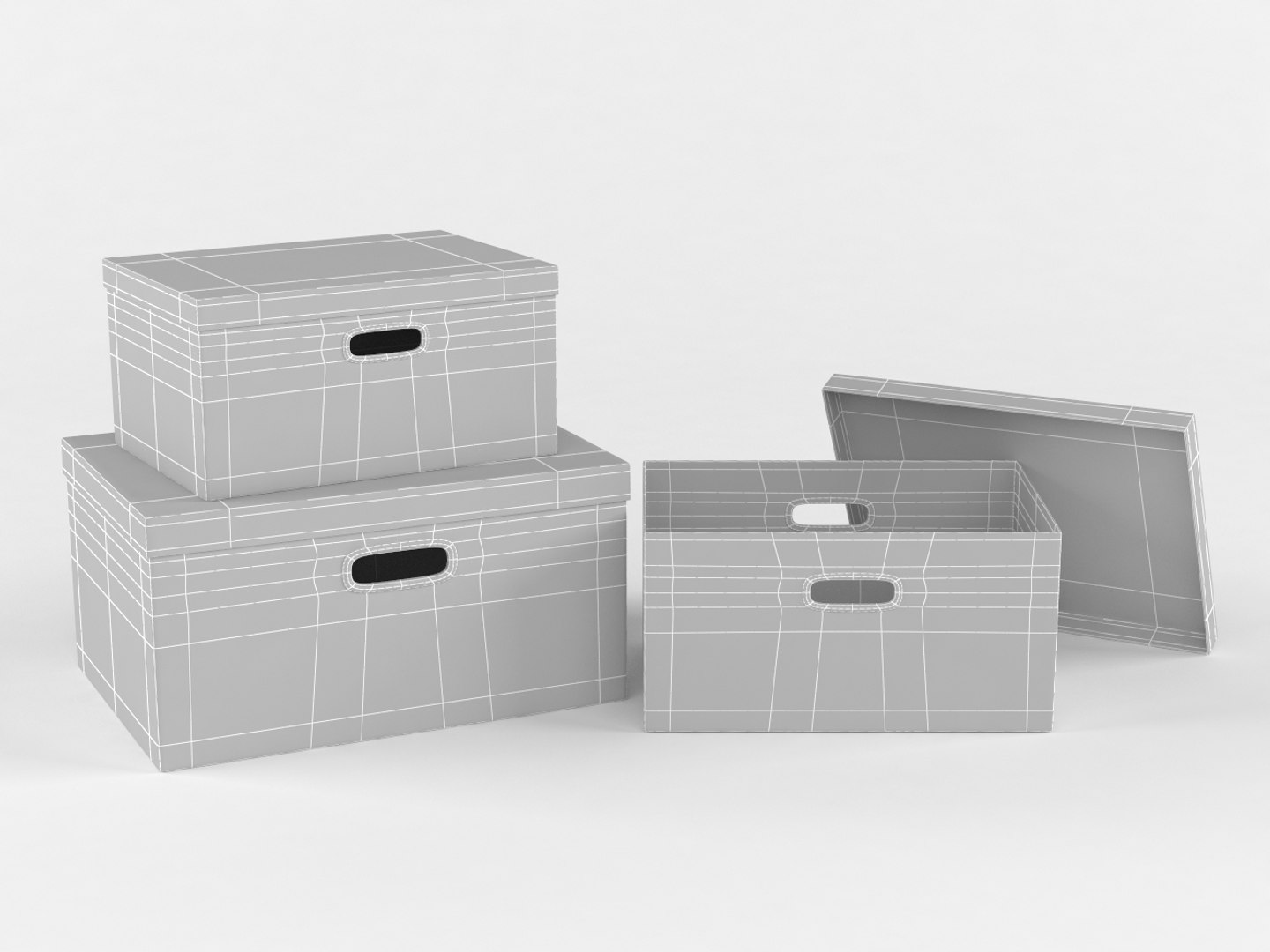 3D Clothes Storage Box - TurboSquid 1415226