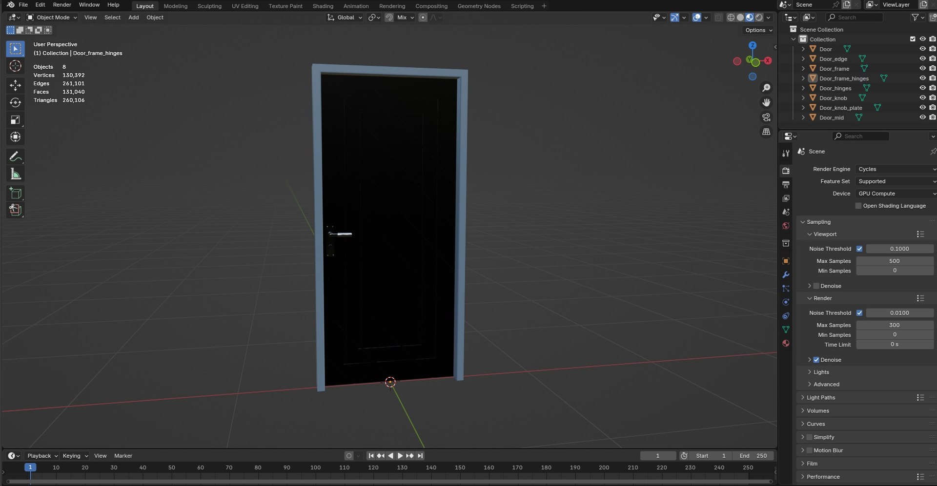 3D Door Model 45 - TurboSquid 2418796