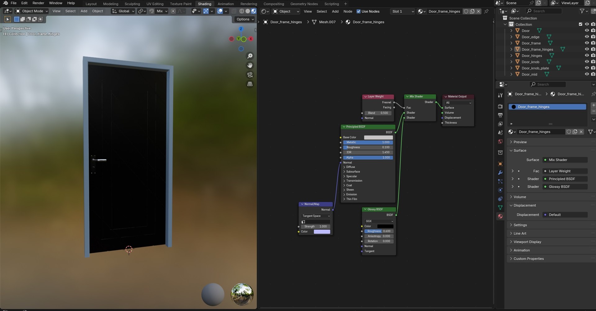 3D Door Model 45 - TurboSquid 2418796