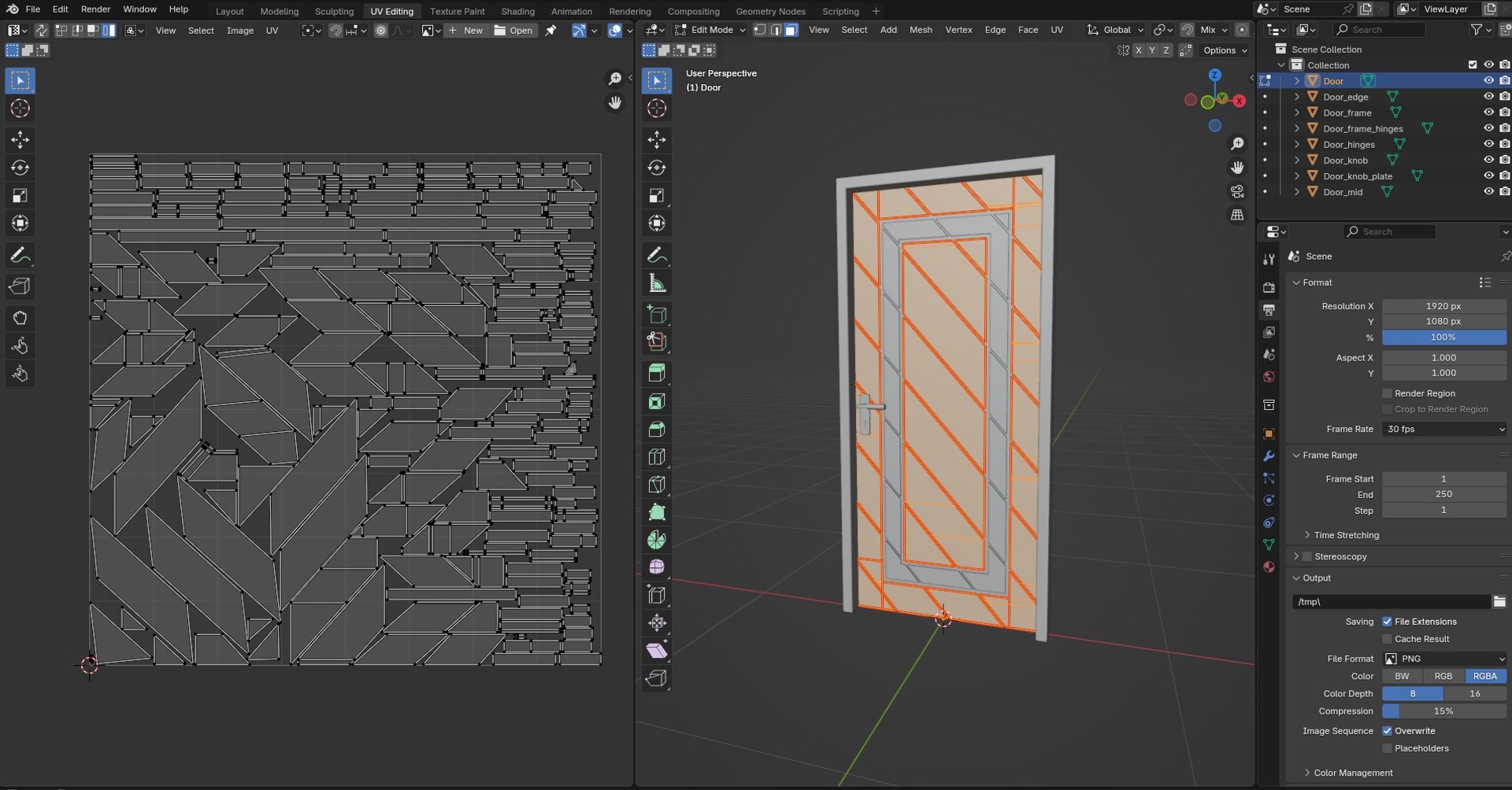 3D Door Model 45 - TurboSquid 2418796