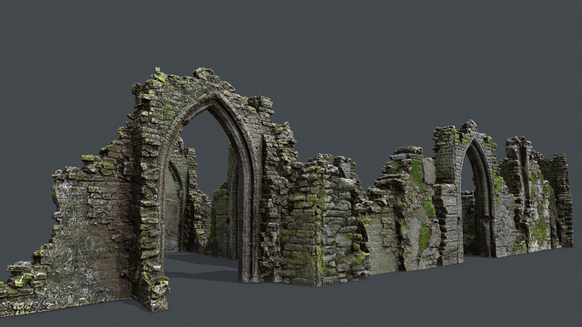 Ruin Gate Model - TurboSquid 2324118