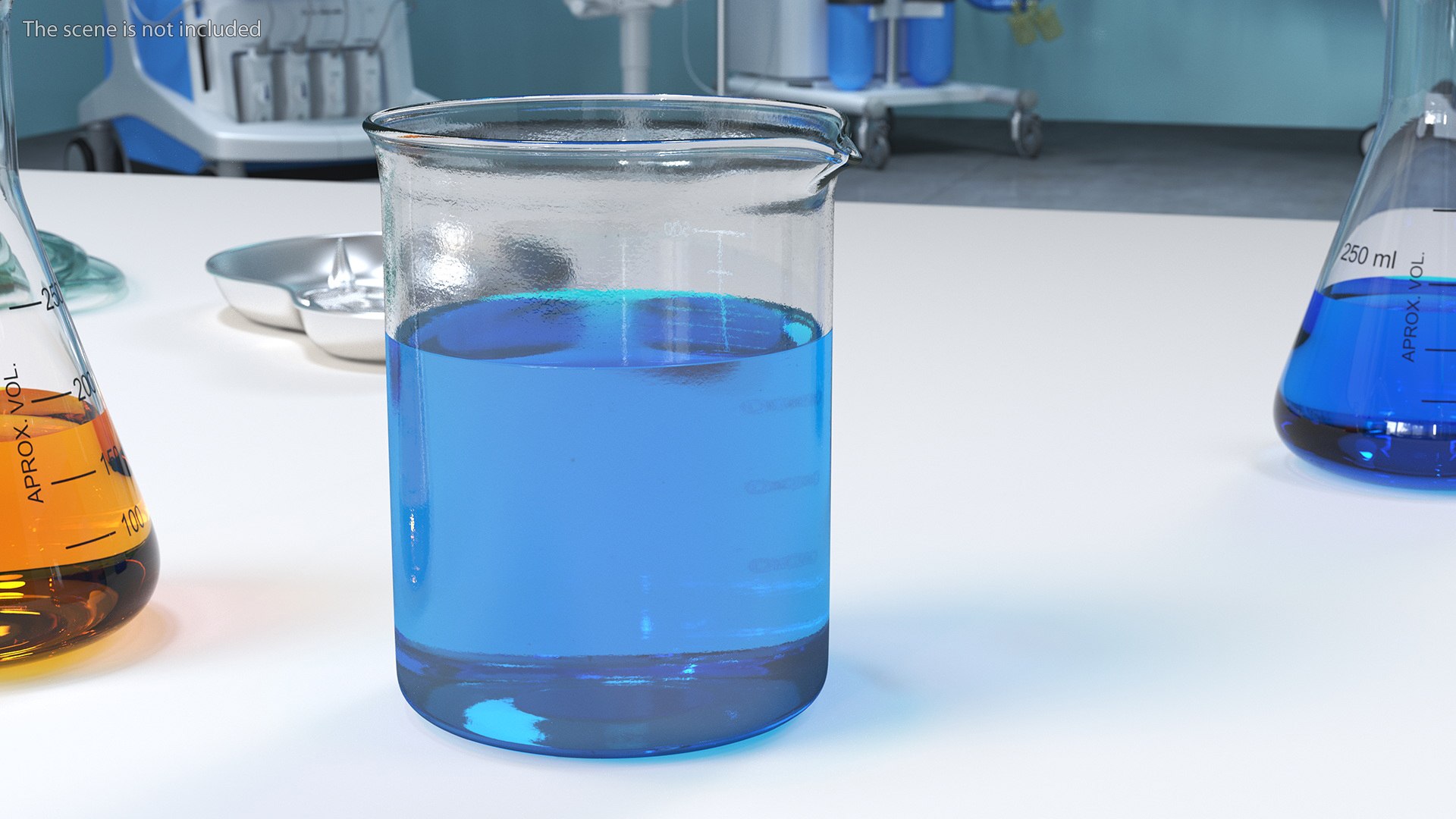 3D Model Glass Beaker 600 ML - TurboSquid 2208737