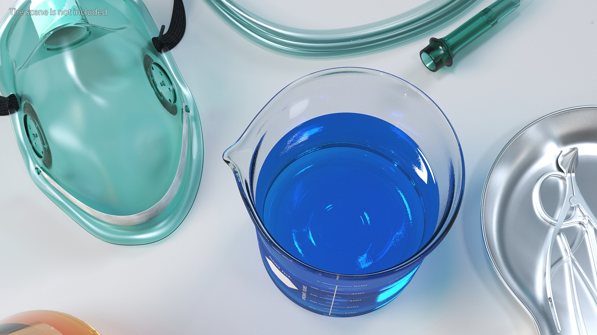 3D Model Glass Beaker 600 ML - TurboSquid 2208737