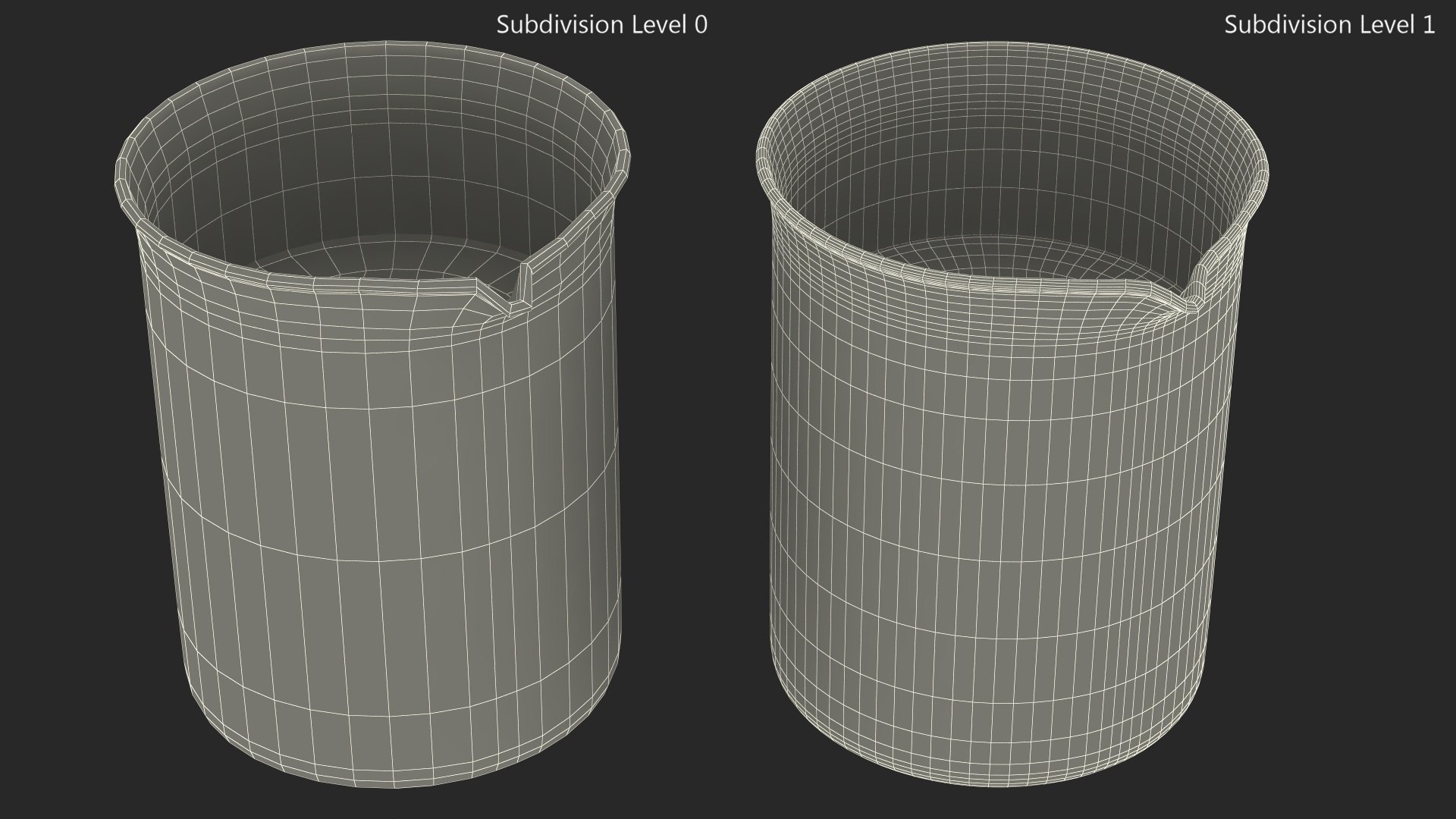 3D Model Glass Beaker 600 ML - TurboSquid 2208737