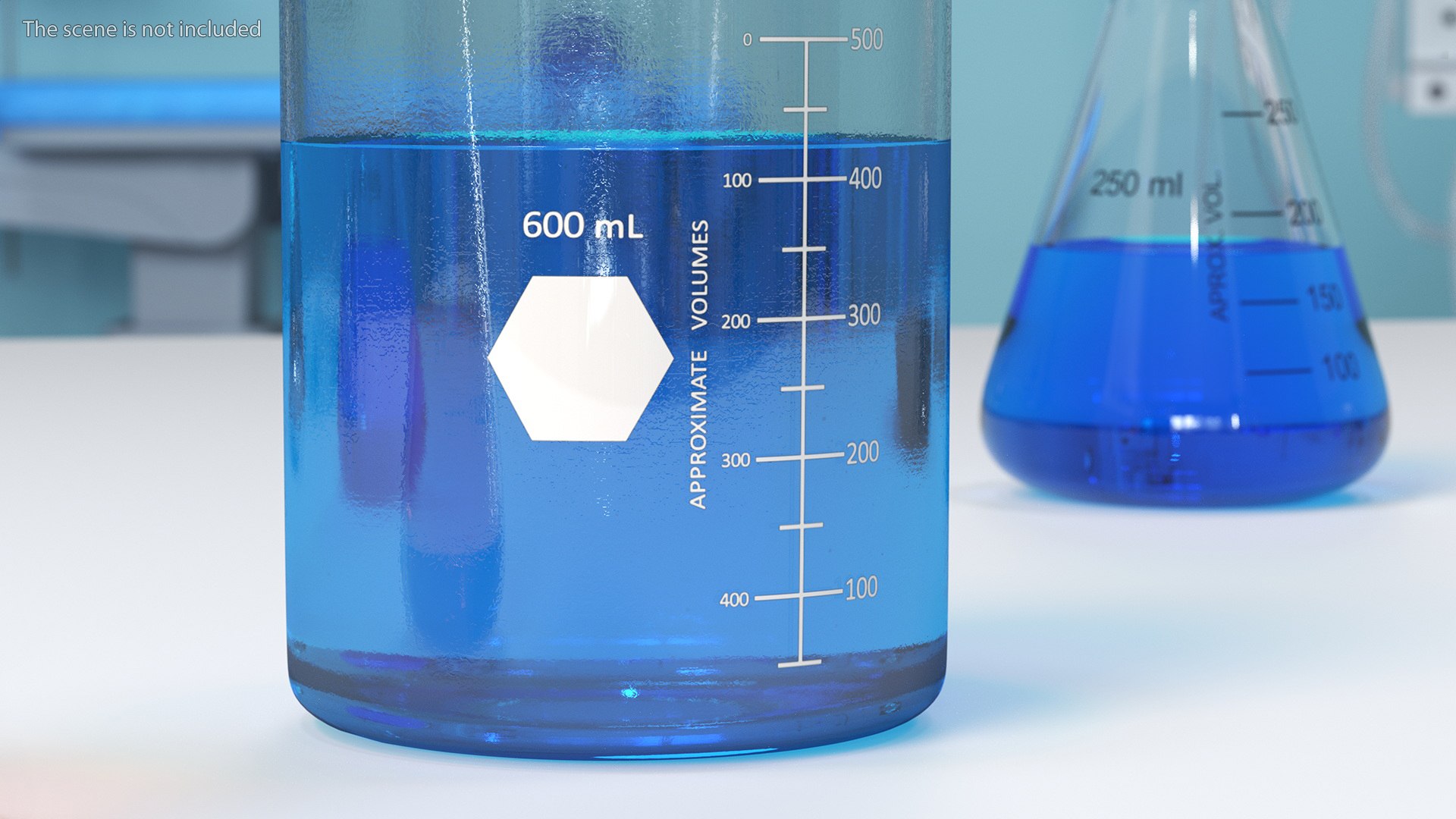 3D Model Glass Beaker 600 ML - TurboSquid 2208737