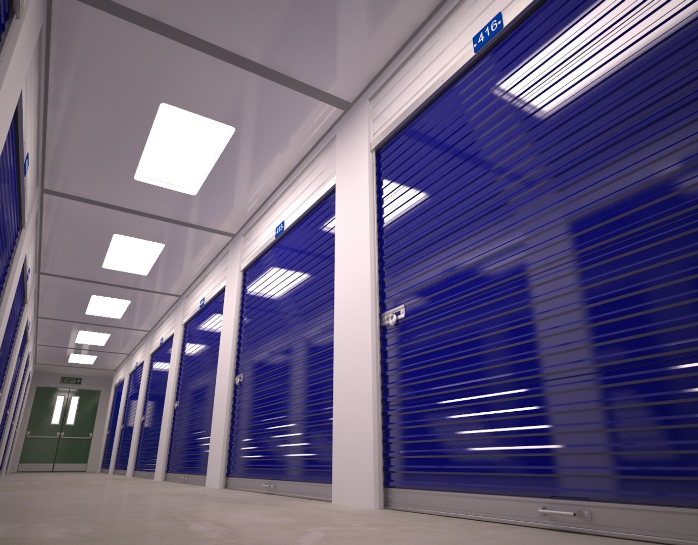 3d Model Of Storage Unit