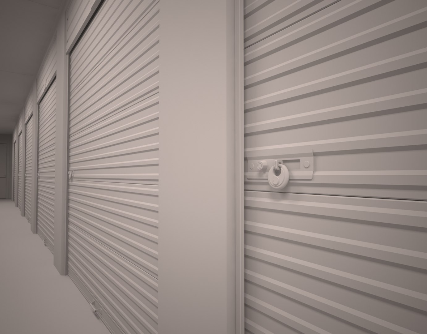 3d Model Of Storage Unit