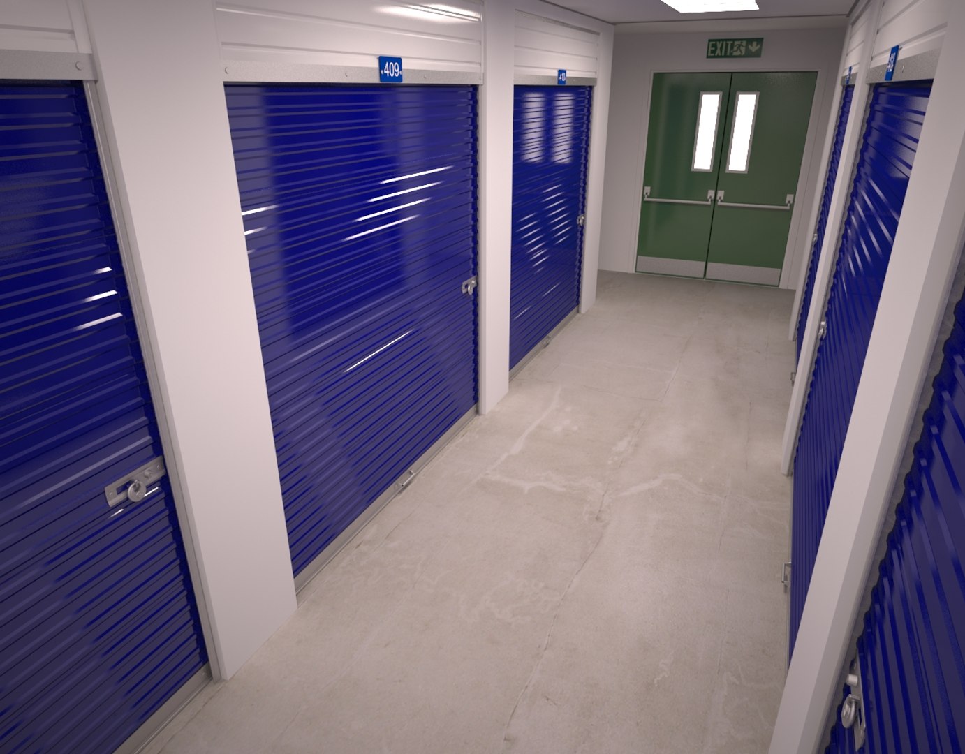 3d Model Of Storage Unit