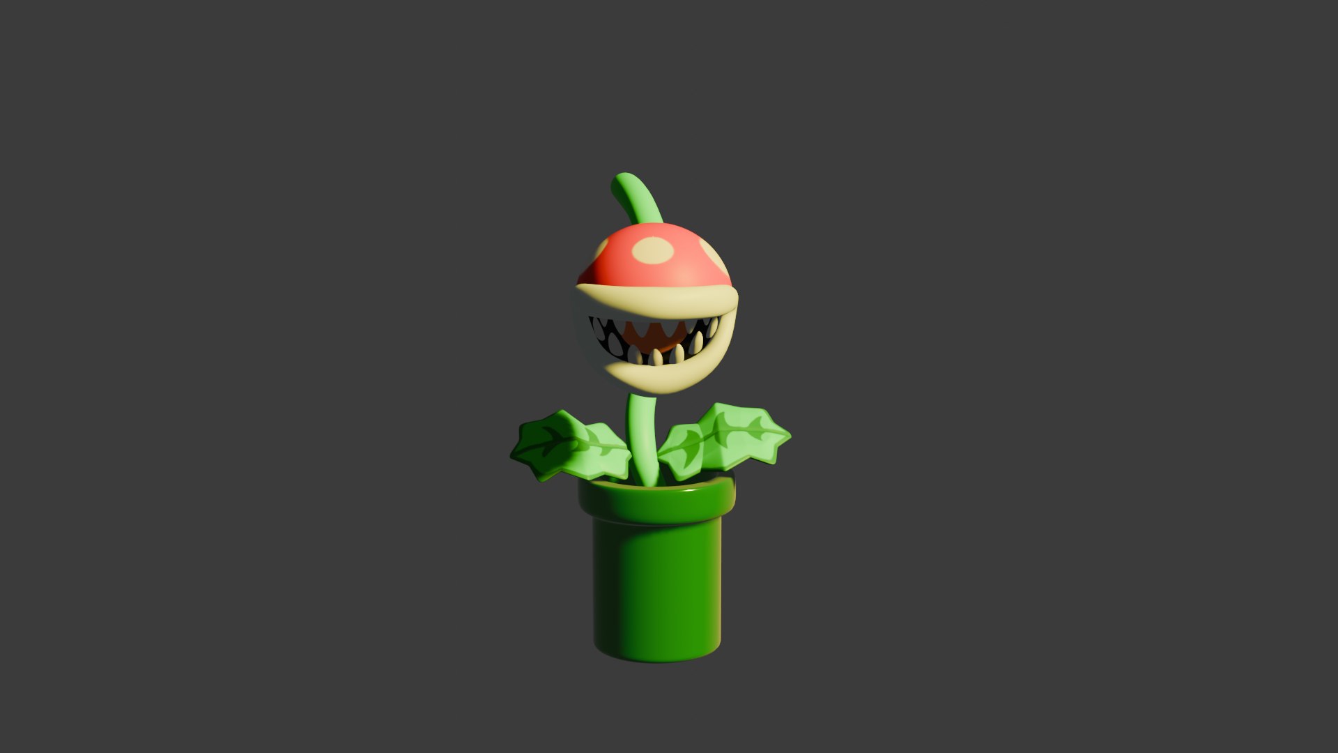 3D Carnivorous Plant Mario Bros - TurboSquid 2234266