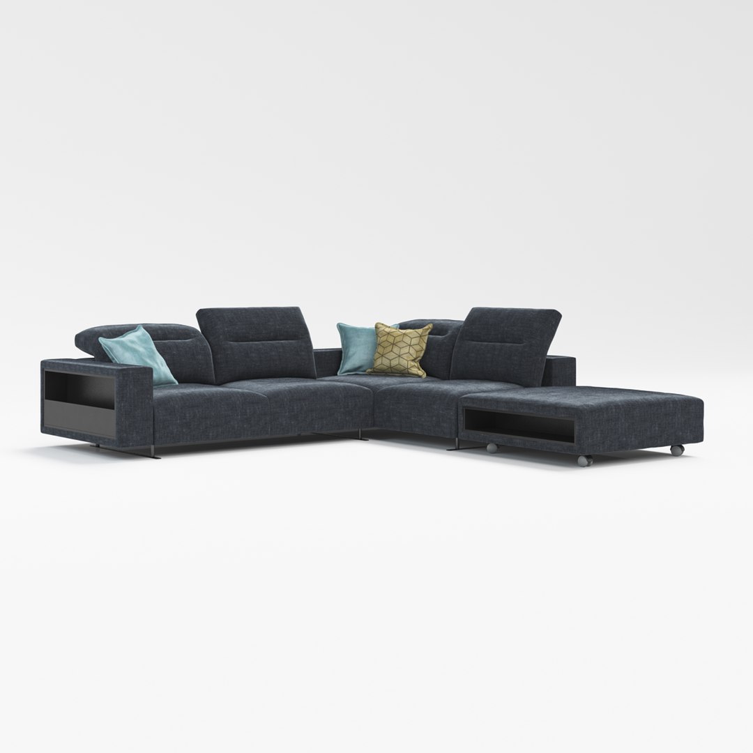 sofa hampton boconcept 3d max