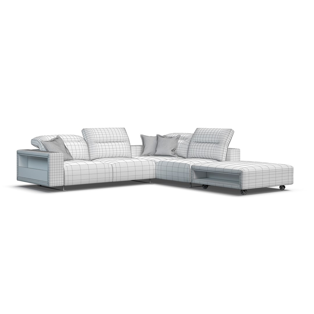 sofa hampton boconcept 3d max