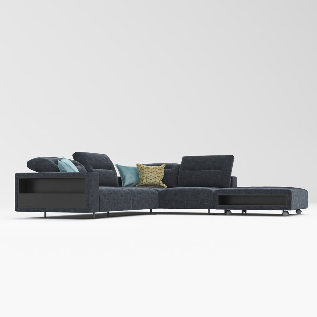 sofa hampton boconcept 3d max