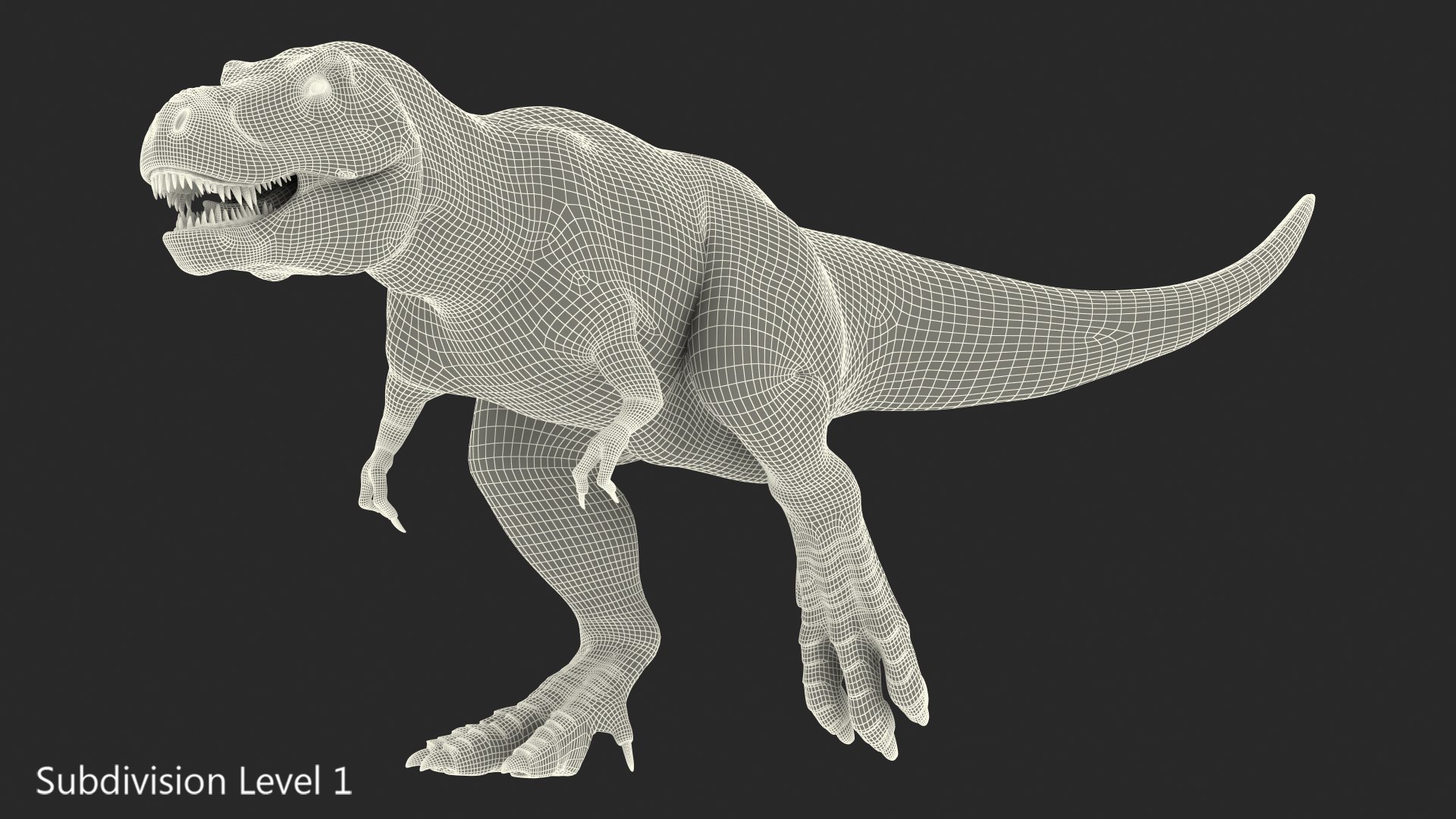 Tyrannosaurus Rex Running Animal 3D Model - TurboSquid 1478309
