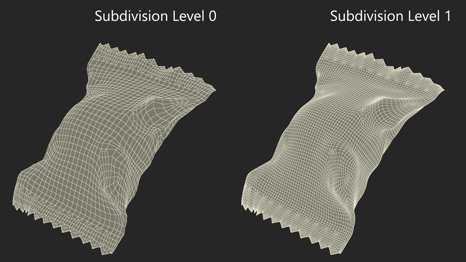 3D White Chocolate Candy Ball In Wrapper Model - TurboSquid 2202493