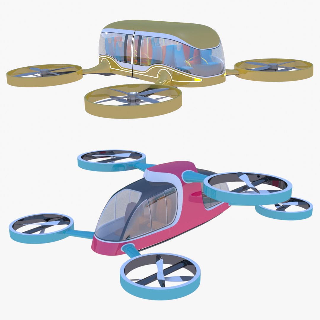 3D Hover Buses Collection 2023 - TurboSquid 2071997