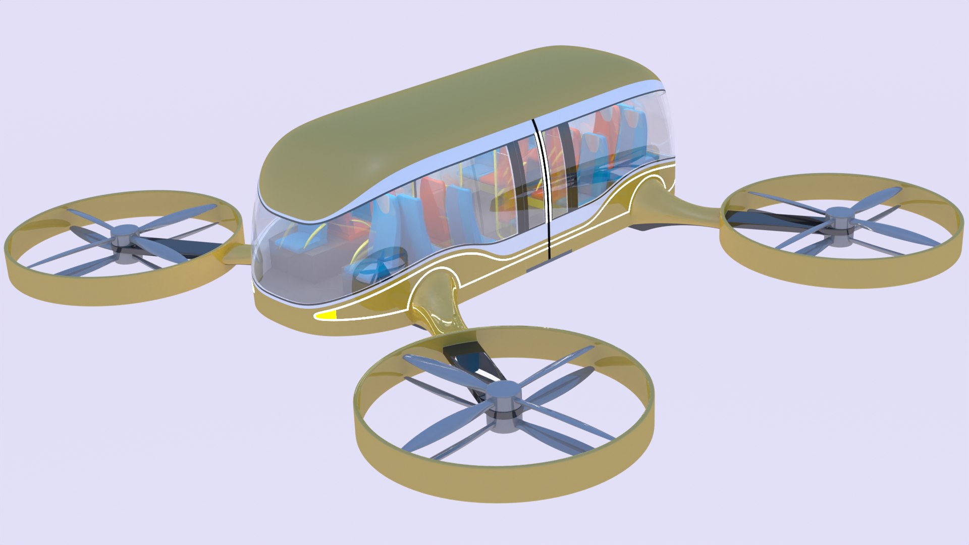 3D Hover Buses Collection 2023 - TurboSquid 2071997